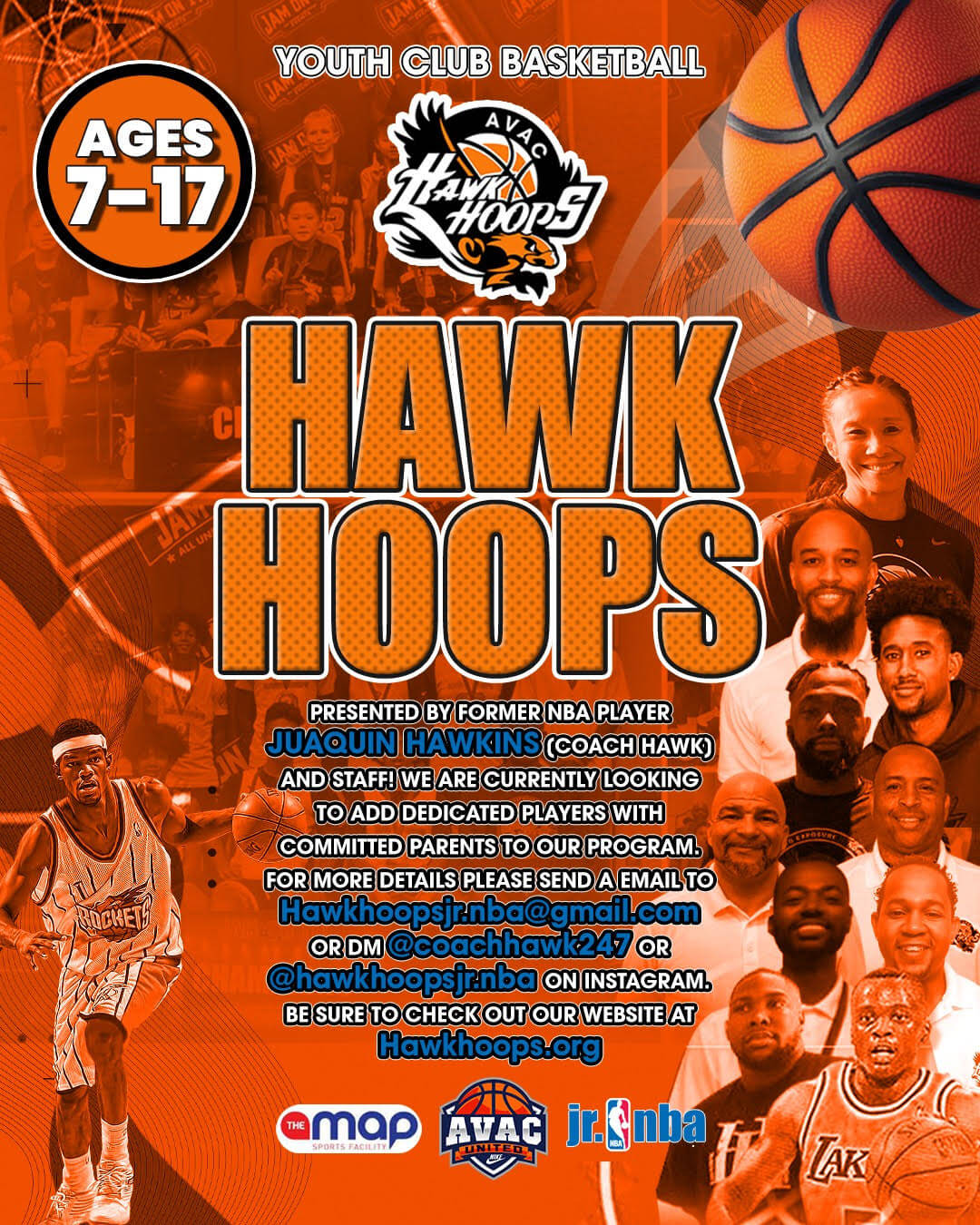 HAWK HOOPS JR NBA - Learn the game from NBA Alumni